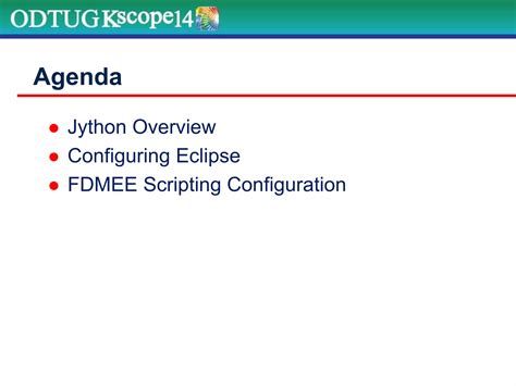 KScope Jython Scripting PPT