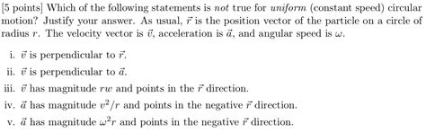 solved [5 points] which of the following statements is not