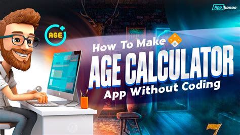 how to make age calculator app without coding with appbano youtube