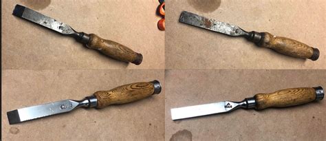 my father in laws chisel i restored scrolller