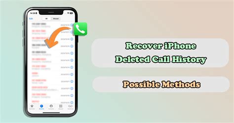 is it possible to retrieve deleted call log on iphone 4 ways you