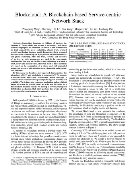 Blockcloud Technical Whitepaper Pdf Internet Of Things Computer Network