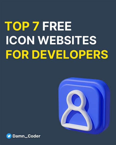 Top 7 Free Icon Websites For Web Developers🧵↓ Thread From D Coder