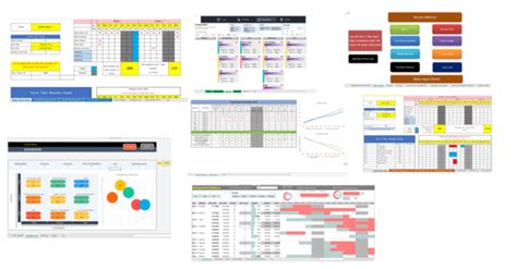 Combo Of 20 Dynamic Excel Agile Templates Standard Customization Of