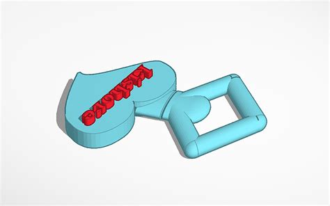 3d Design Key Chain Tinkercad