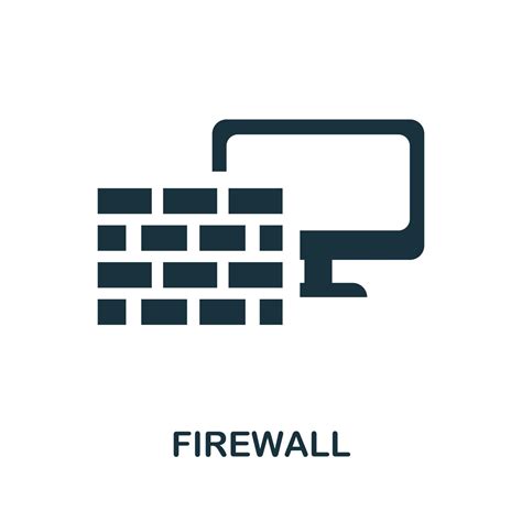 Firewall Icon Simple Element From Internet Security Collection Creative Firewall Icon For Web