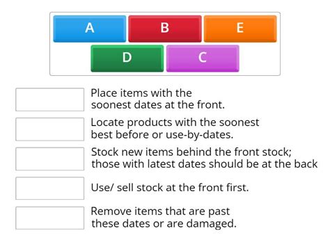 Sorting FIFO Basics Match Up
