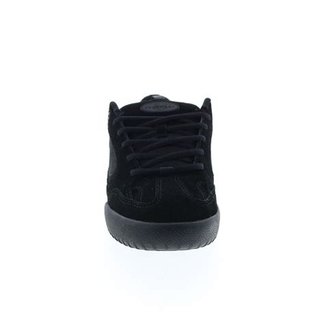 Es Quattro 5101000174003 Mens Black Suede Skate Inspired Sneakers Shoe