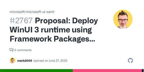 Proposal Deploy Winui 3 Runtime Using Framework Packages For Packaged