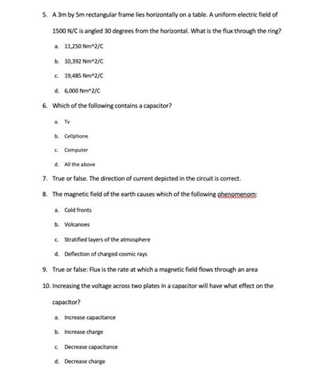 Solved A M By Sm Rectangular Frame Lies Horizontally On Chegg