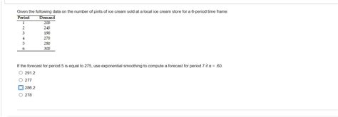 Solved Given The Following Data On The Number Of Pints Of Chegg