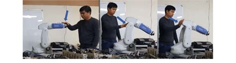 snapshot of the touching robot experiment download scientific diagram