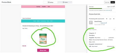 Product Images And Event Properties Not Populating On All Profiles In