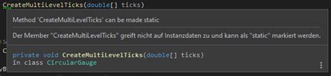 Code Analysis Hints Warnings And Errors Are Shown In Multiple Or