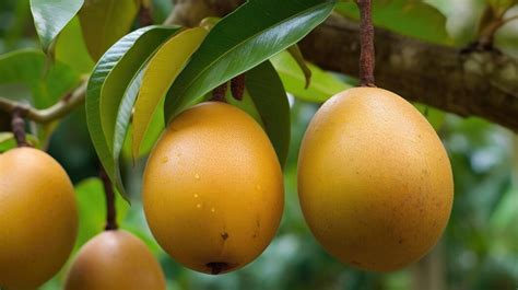 Manilkara Zapota Sapota Chikoo Chico Naseberry Y Níspero Están Entre