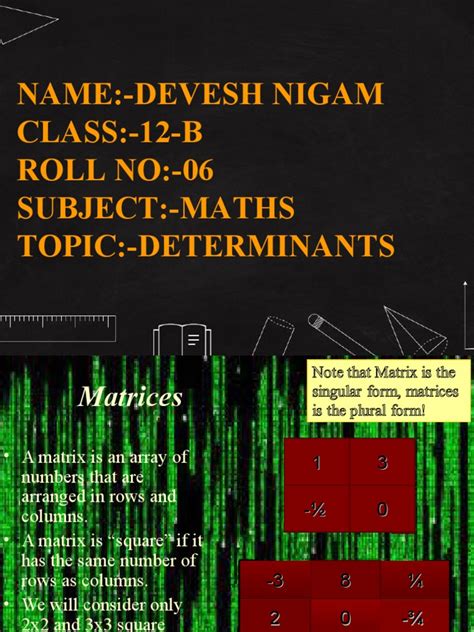 Gorilla Pdf Matrix Mathematics Determinant