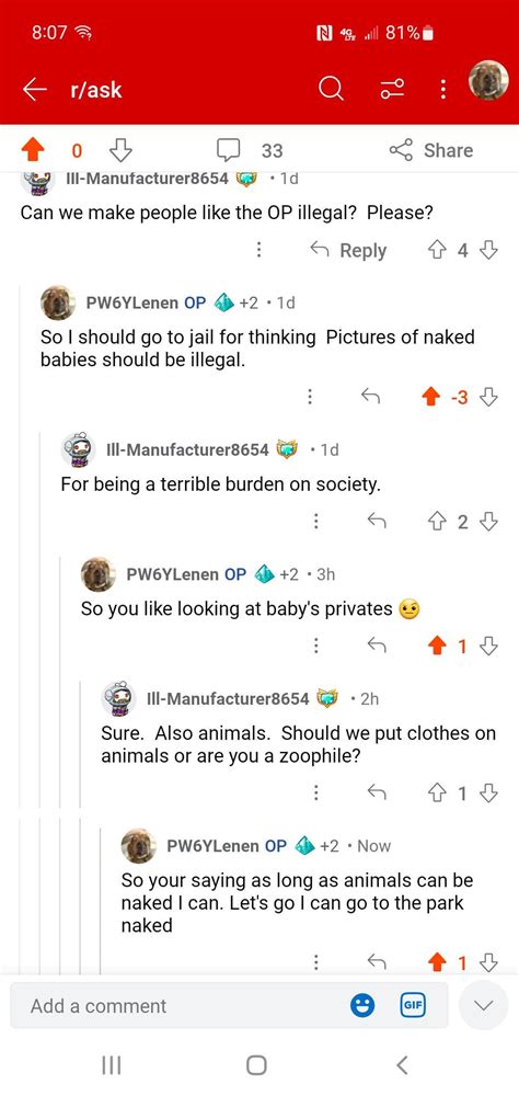 pointless argument r notinteresting
