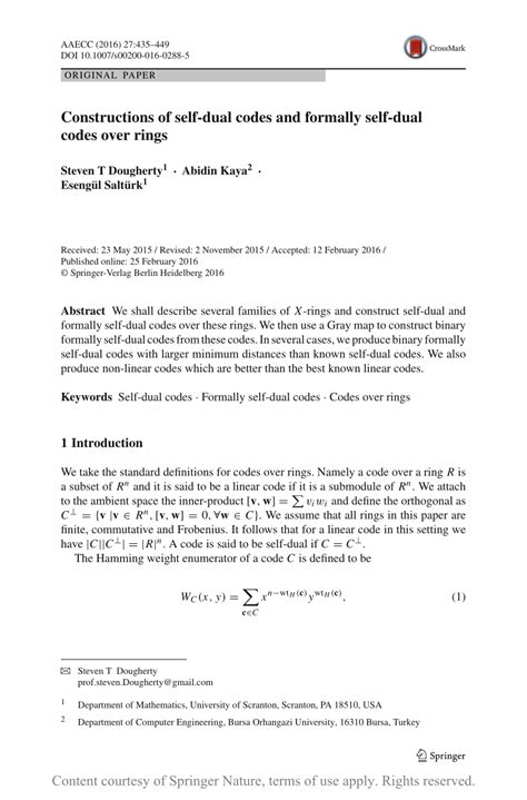 Constructions Of Self Dual Codes And Formally Self Dual Codes Over