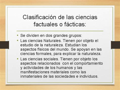 Descubre Las Diferencias Entre Ciencias Formales Y Facticas Hjemv