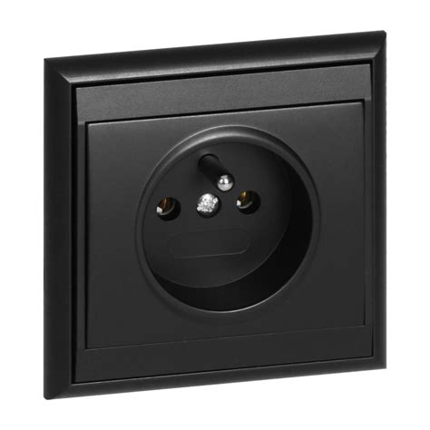 Gniazdo Pojedyncze P T P Z Luna A V Pt L Czarny