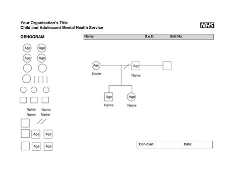 Blank Genogram Printable