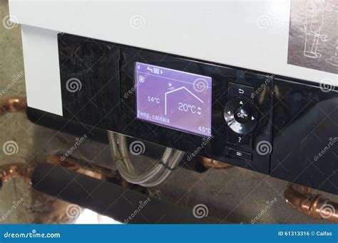 Control Unit Boiler Stock Photo Image Of Technology