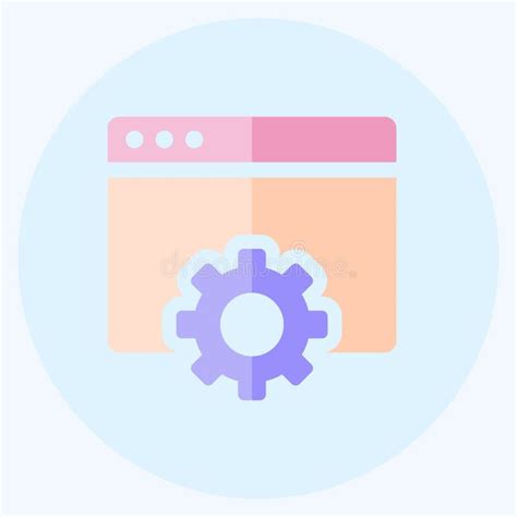 Settings Icon Suitable For Website Ui Design Stock Vector Illustration Of Machine Phone