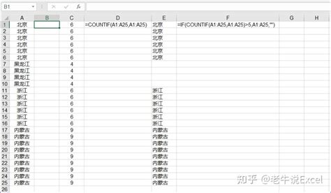 如何计算表格中重复项有多少 知乎