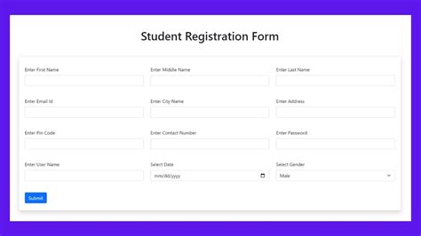 How to Create Responsive Registration Form in HTML, CSS, Bootstrap 5 - YouTube