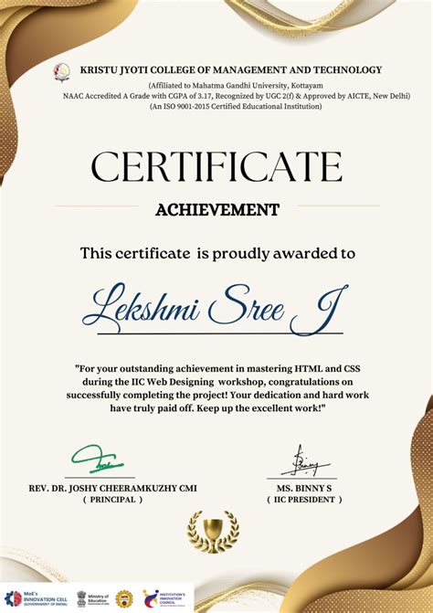 Lekshmi Sree J On Linkedin Thrilled To Have Successfully Completed The