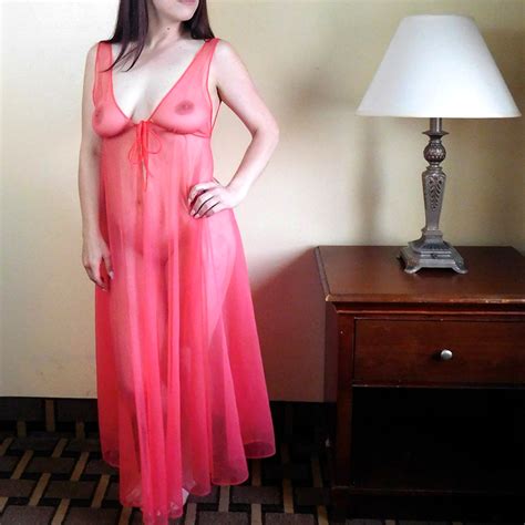 Very Sexy Special Night See Through Nightgown Transparent Nighty