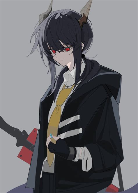 Ch En Arknights Drawn By Lihuashuangxiang Danbooru