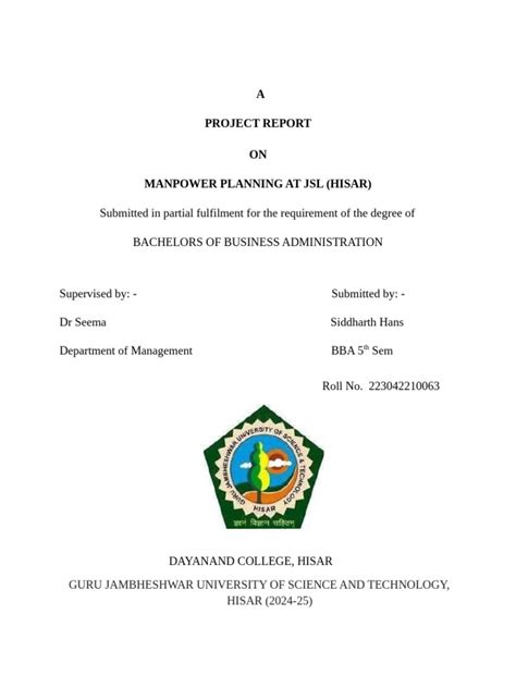 jsl project file siddharth hans pdf