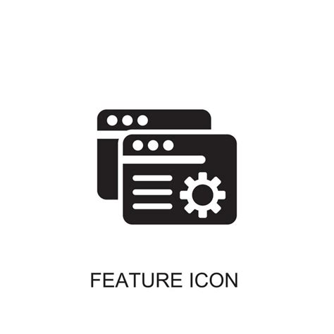 Premium Vector Feature Vector Icon Icon