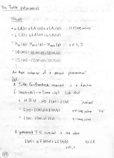 federico ardila matroid theory
