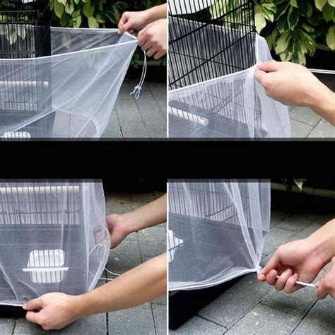 Fortunesn Vogelkäfig Vogelkäfig Abdeckung Vogelkäfig Schutznetz Mesh