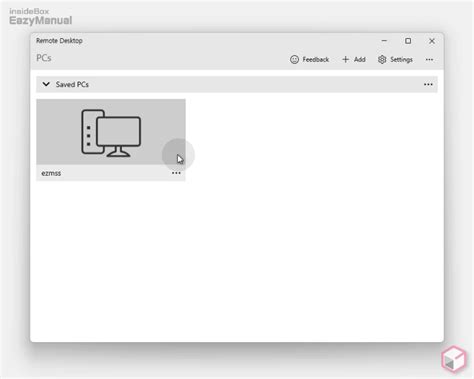 윈도우11에서 Windows 로 원격 접속 Microsoft Remote Desktop Insidebox