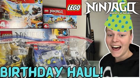 My Ninjago Birthday Haul Youtube