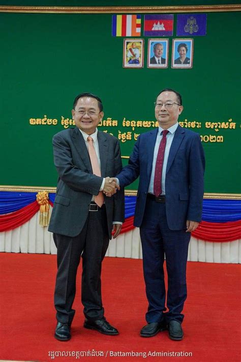 អភិបាលខេត្តបាត់ដំបង បានអញ្ជើញជួបជាមួយគណៈប្រតិភូដែលជាអ្នកវិនិយោគិនមកពីប្រទេសចិន សារព័ត៌មាន នគរវត្ត