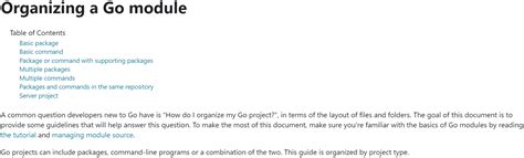 Go 团队发布组织 构建 Go module 的官方指南 OSCHINA 中文开源技术交流社区