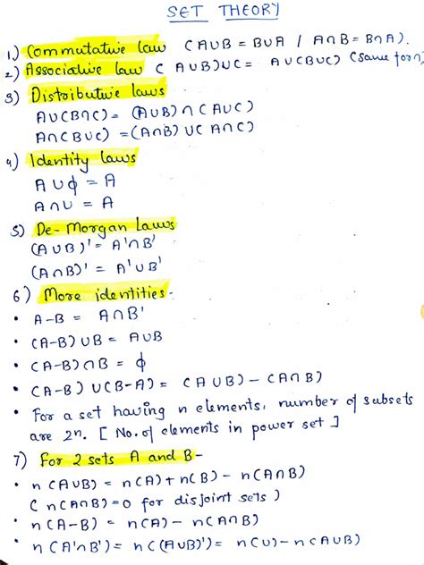 set theory pdf