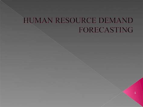 Ppt Human Resource Demand Forecasting Dokumentips