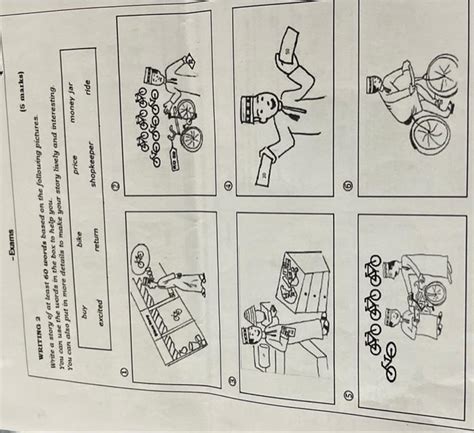 Exams Marks WRITING Write A Story Of At Chegg Com