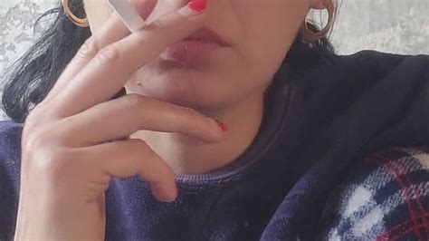Anna Sparkle Show Us The Smokers Cough While Chainsmoke Anasparkle