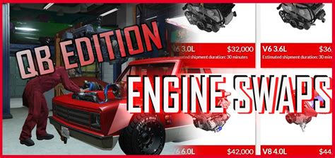 Engine Swaps Job Animated QBCORE FiveM Releases Cfx Re Community