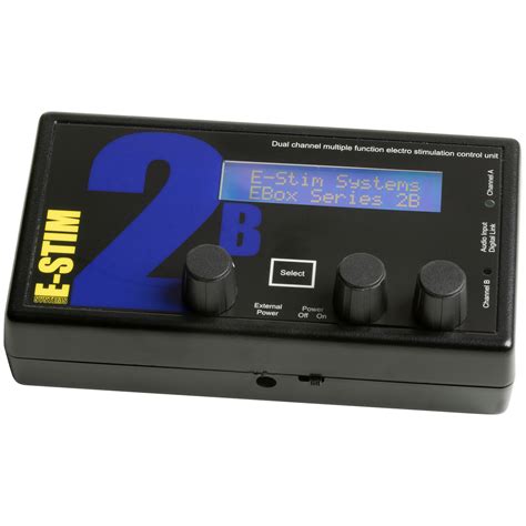 E Stim Systems 2b Electro Power Box Set Black Jilling Womens Sex Toys