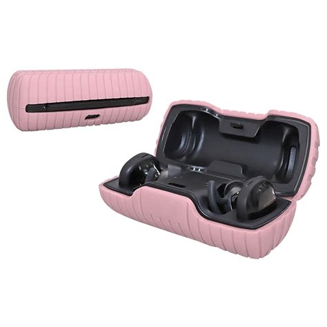 Bose Soundsport용 휴대용 이어폰 보관 케이스 실리콘 케이스 커버 무선 이어버드 액세서리 키체인 포함