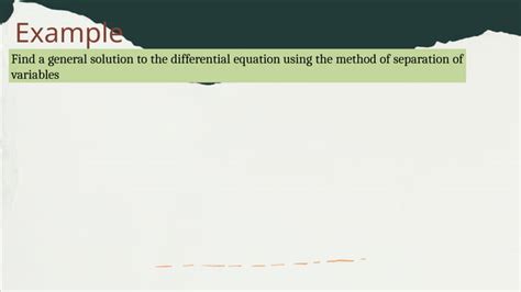 0 2 Separable Differential Equation Pptx