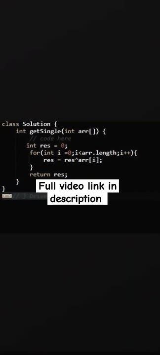 Gfg Potd Todaysingle Numberdsacodingconsistency Trendinggfg