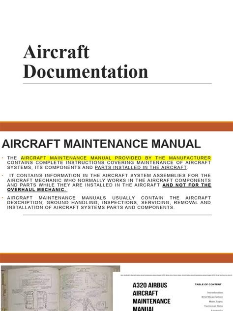 Aircraft Documentation Pdf Aviation Transport